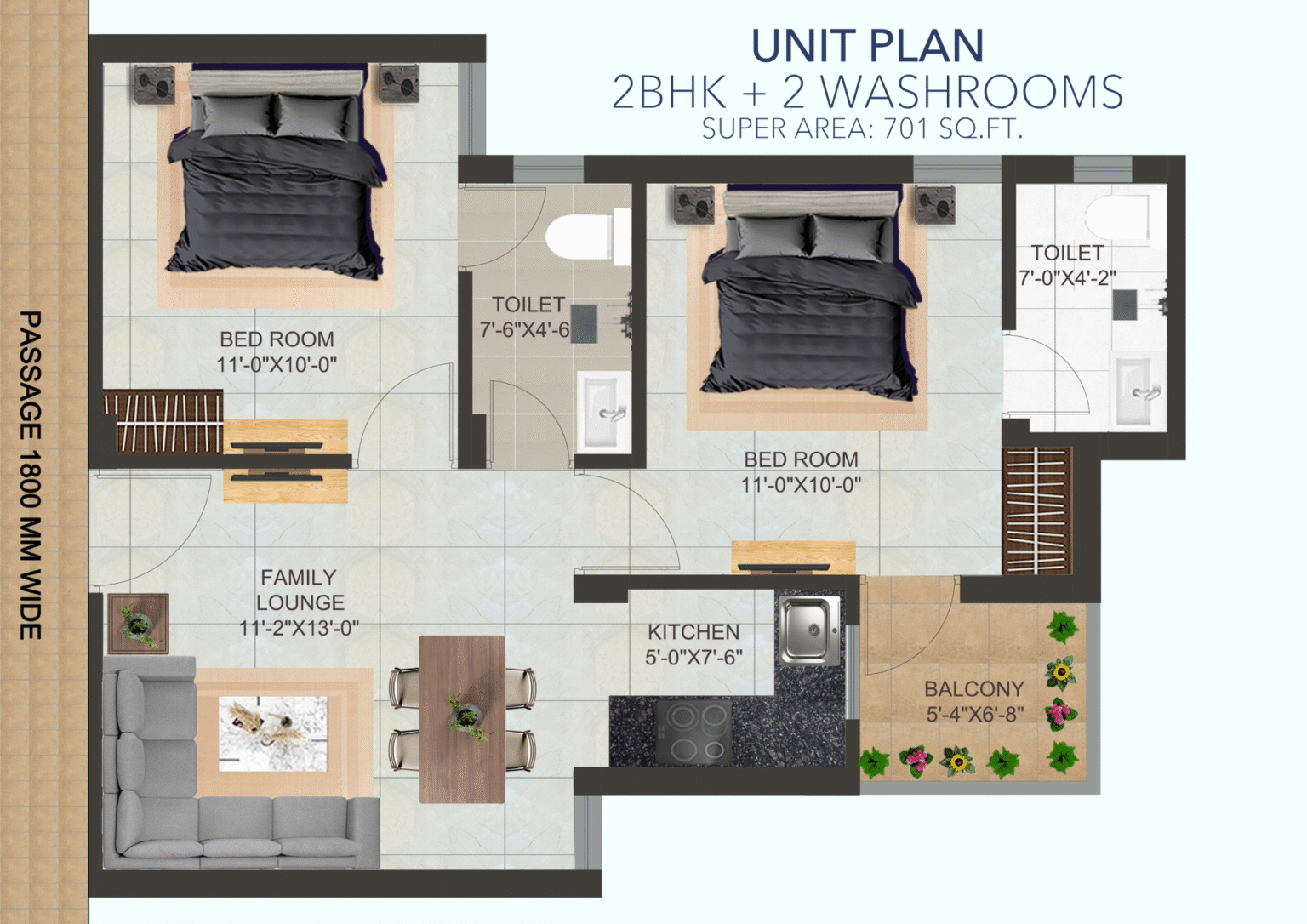 Trehan Heights Bhiwadi - 2 BHK Flat @19.90 Lacs Onwards